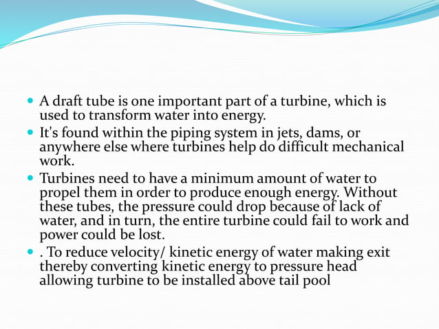 Draft tubes merits and demerits | PPTX | Chemistry | Science