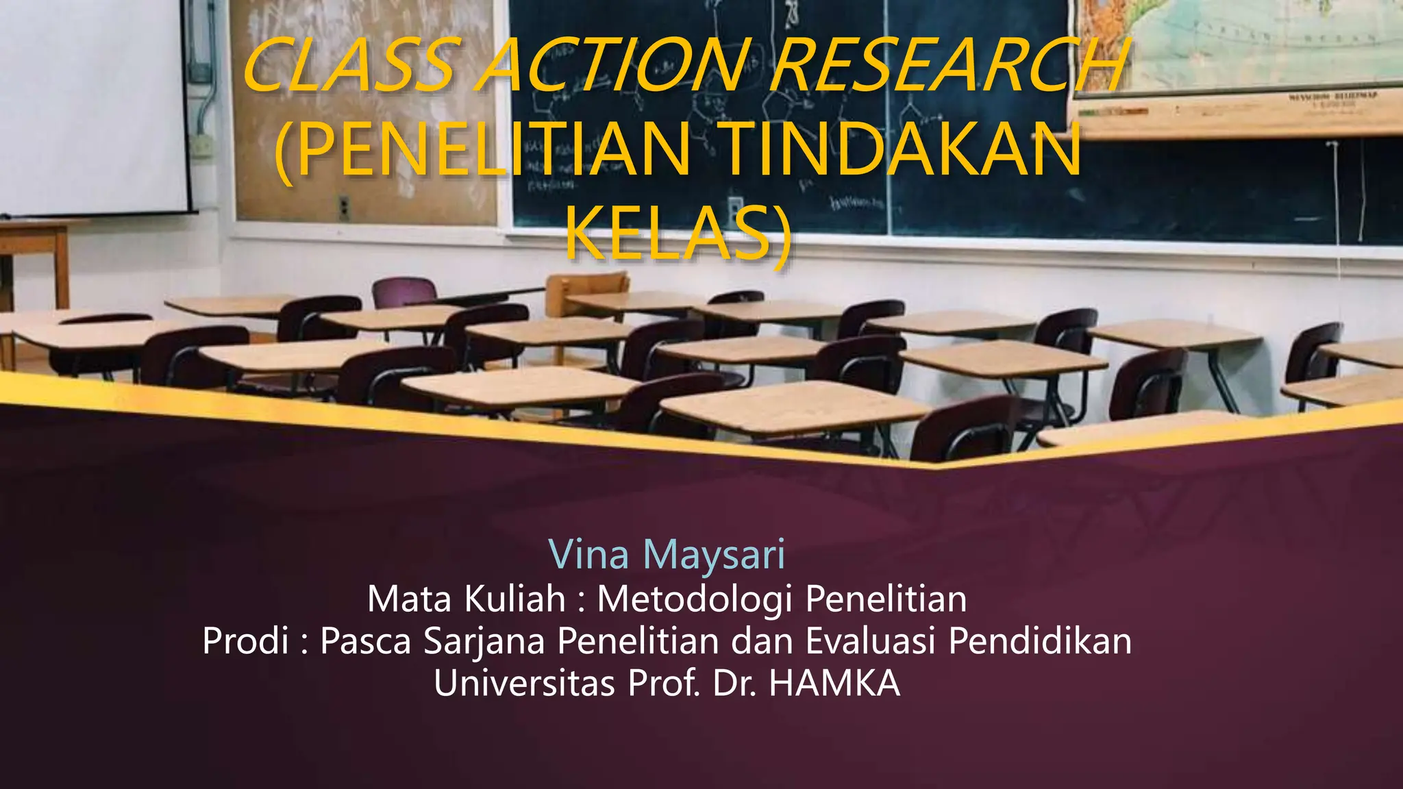 PENELITIAN TINDAKAN KELAS/CLASS ACTION RESEARCH | PPT