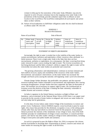 Draft State Right to Water Bill 2015 Ver 4.0 | DOCX