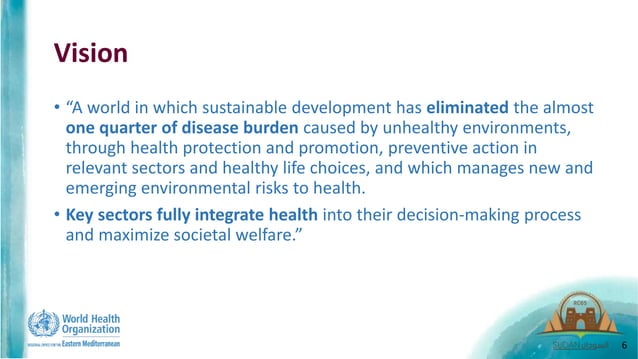 Draft WHO global strategy on health, environment and climate change ...