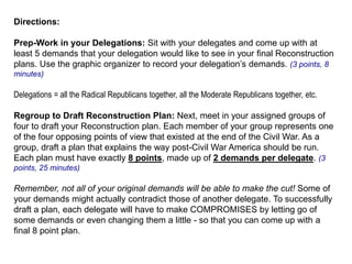 Draft your own reconstruction plan | PPTX