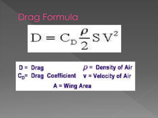 Drag in aircrafts | PPTX