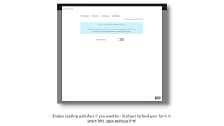 Drag and drop Form Builder | PPT