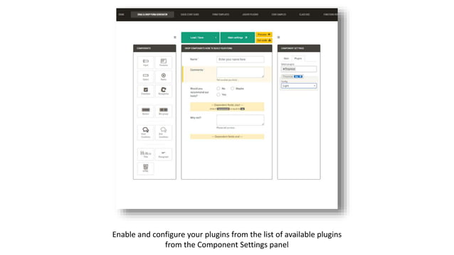 Drag and drop Form Builder | PPT