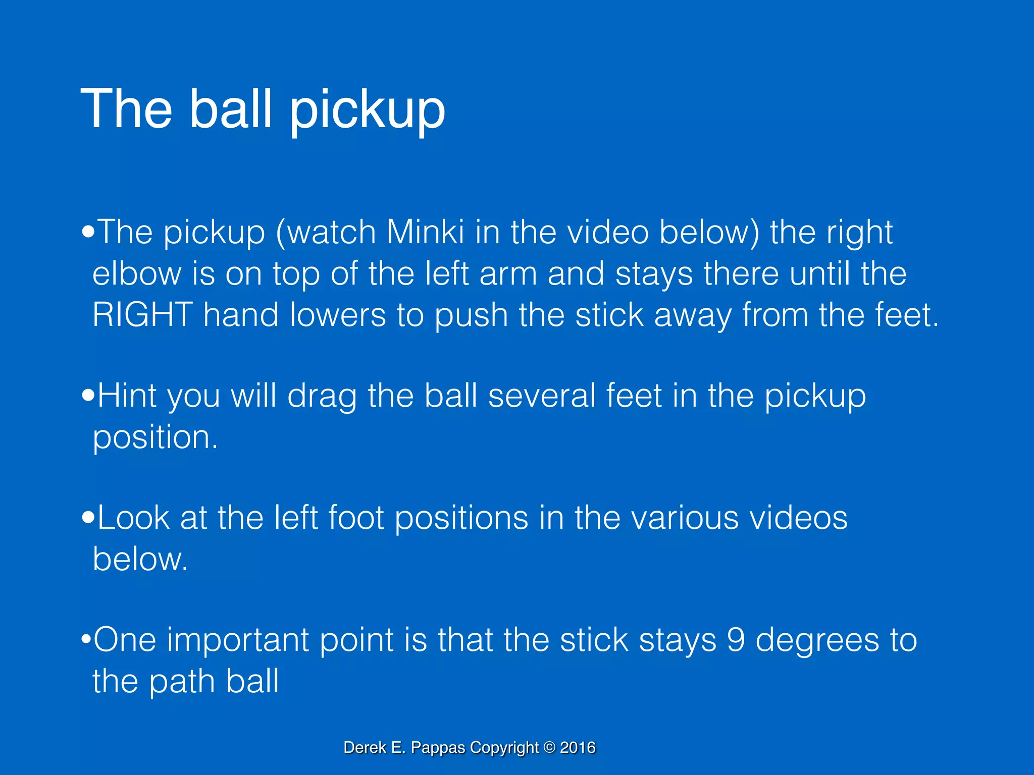 Drag flicking stages shown in videos | PPT | Free Download