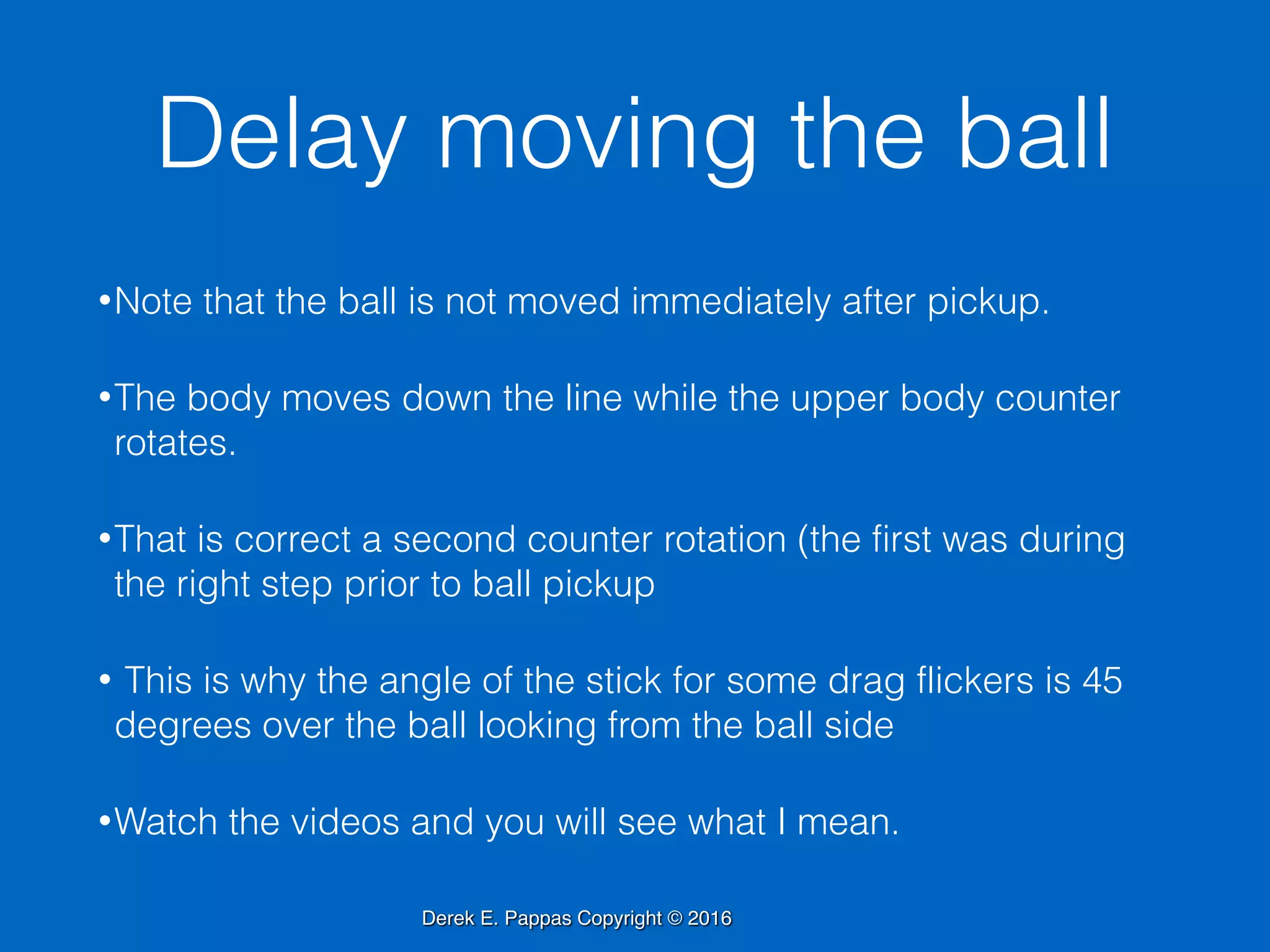 Drag flicking stages shown in videos | PPT | Free Download