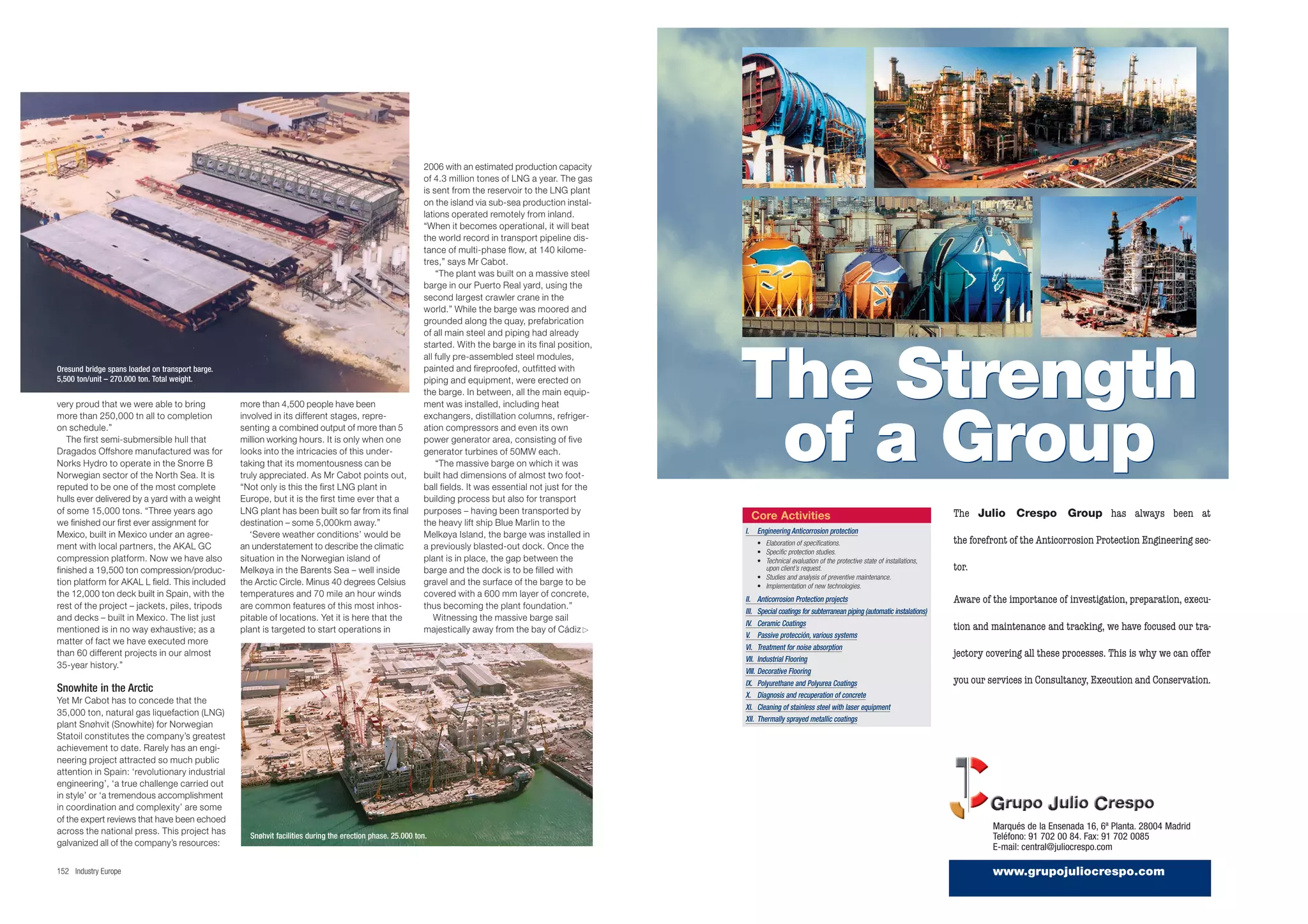 Dragados Offshore - Industry Europe | PDF