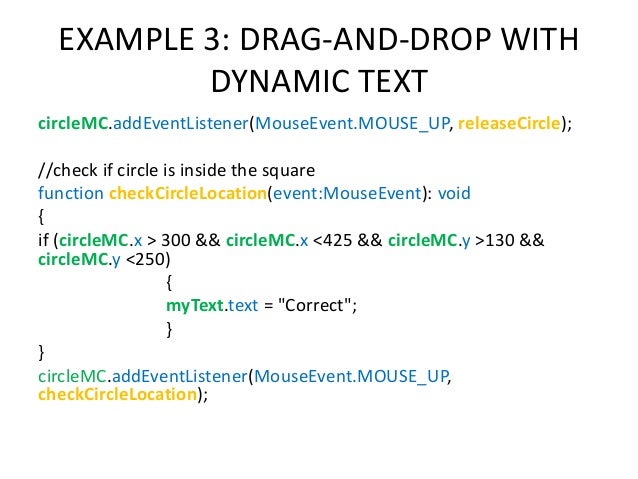Drag And Drop Actionscript 30 1786