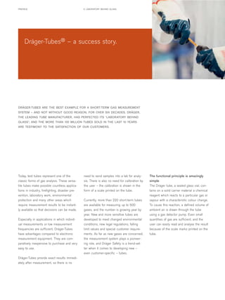Drager Gas Measurement & Gas Sampling - A Laboratory Behind Glass | PDF