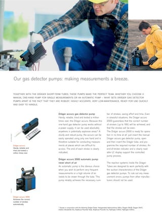 Drager Gas Measurement & Gas Sampling - A Laboratory Behind Glass | PDF