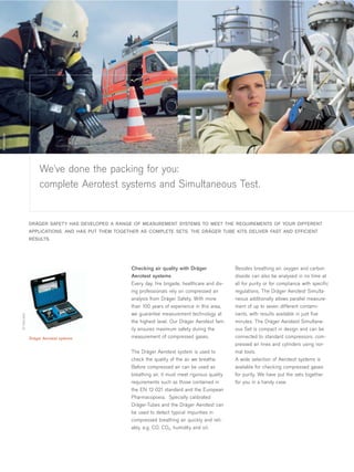 Drager Gas Measurement & Gas Sampling - A Laboratory Behind Glass | PDF