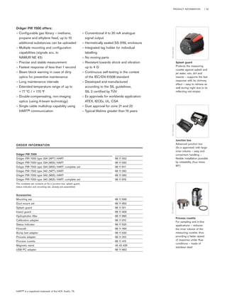 Dräger PIR 7000 Fixed Gas Detector - Spec Sheet | PDF