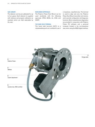Drager Polytron Pulsar Duct Mount Fixed Gas Detector - Spec Sheet | PDF