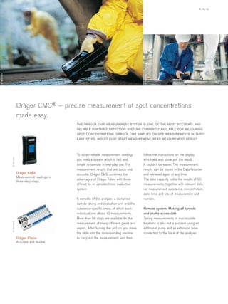 Dräger Portable Gas Detectors - Specialists For Your Safety | PDF