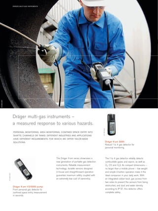 Dräger Portable Gas Detectors - Specialists For Your Safety | PDF