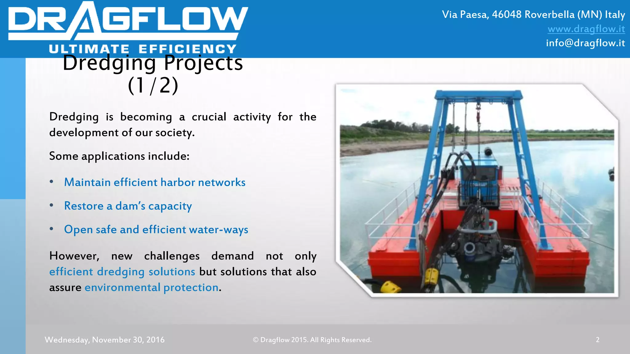 Dragflow high depth_dredging | PPTX