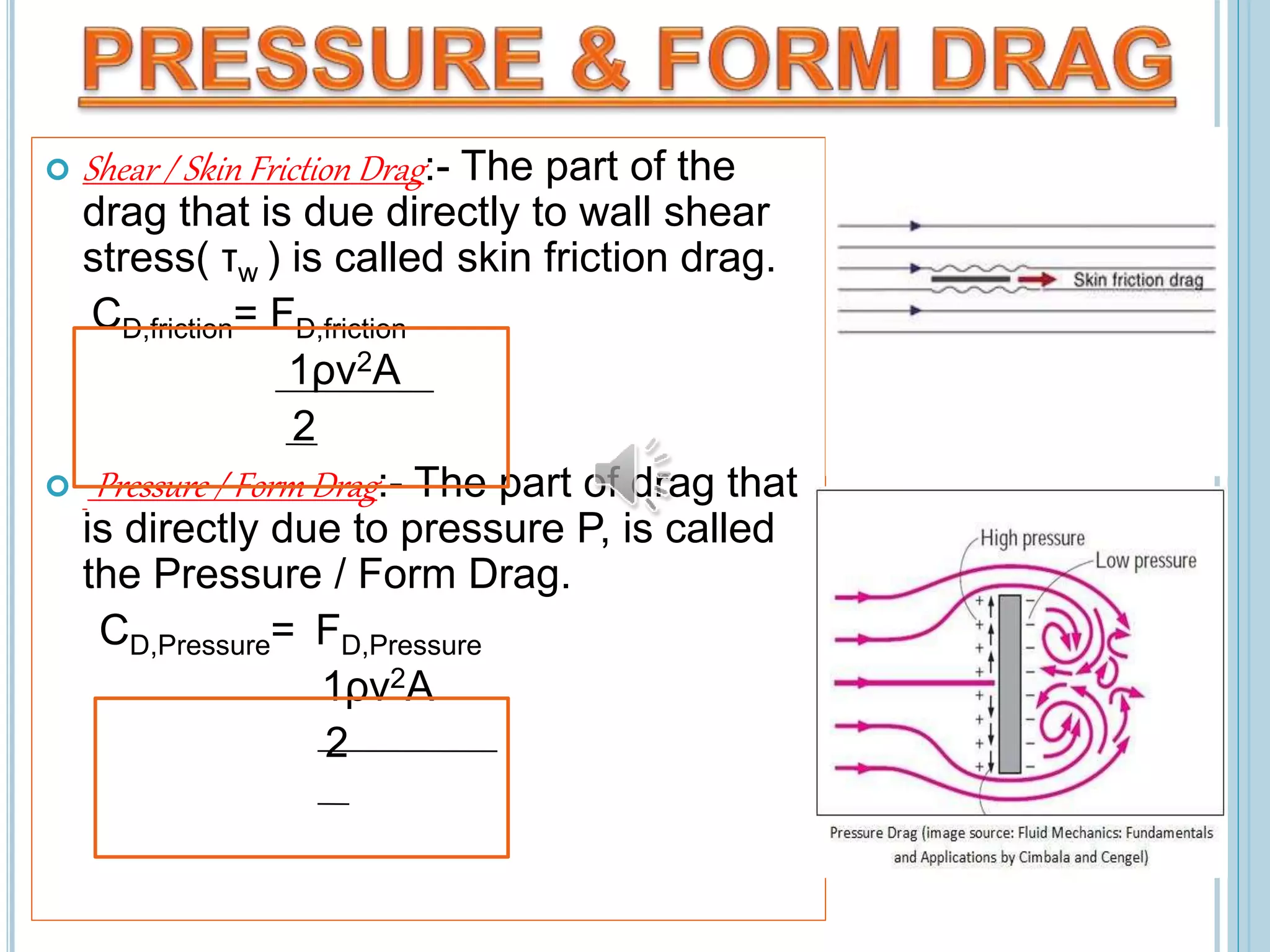 Drag force & Lift | PPTX | Physics | Science