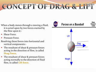 Drag force & Lift | PPTX