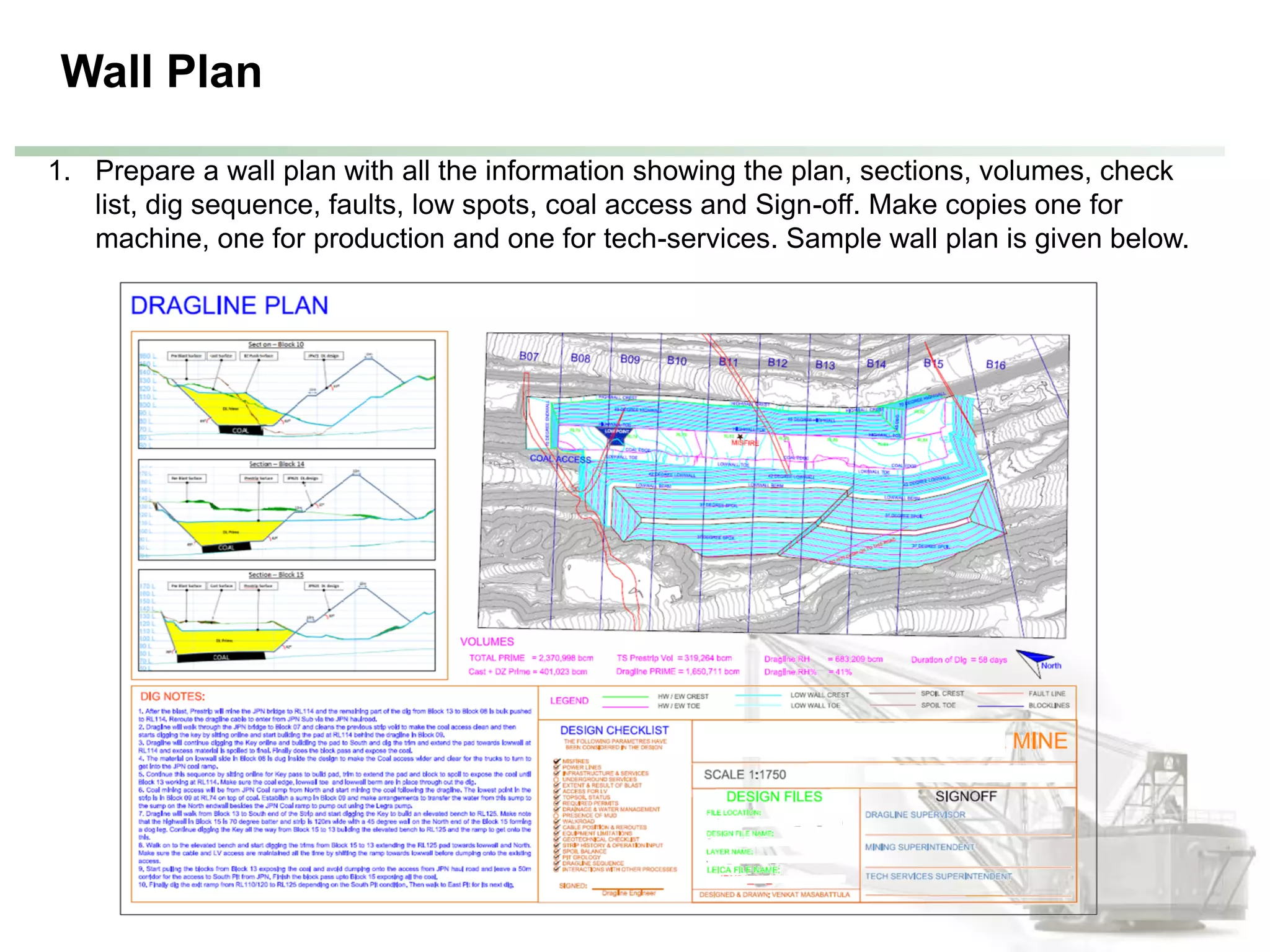 Dragline Planning | PDF