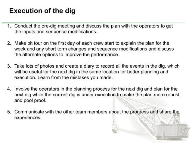 Dragline Planning | PDF