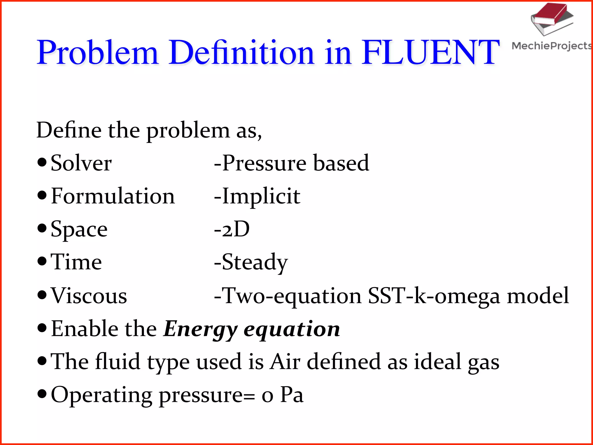 Air Flow over a Sedan Car: Mechanical Engineering Project | PPT