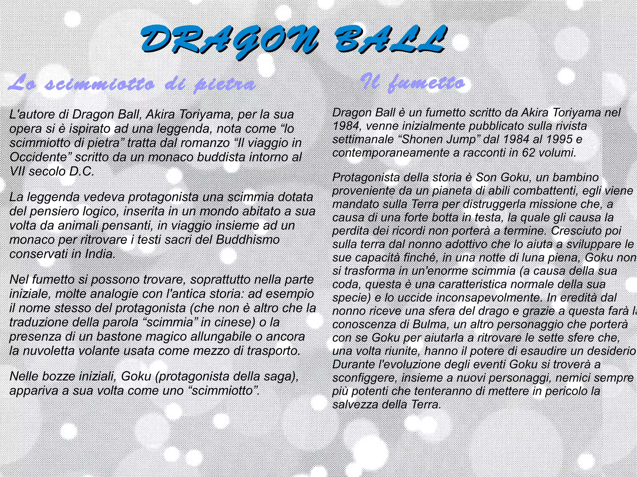 Dragon ball (forgione valentina) | ODP