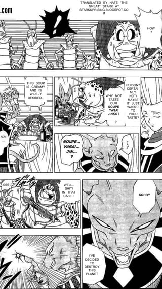 Dragon ball super manga chapter 1 | PPTX