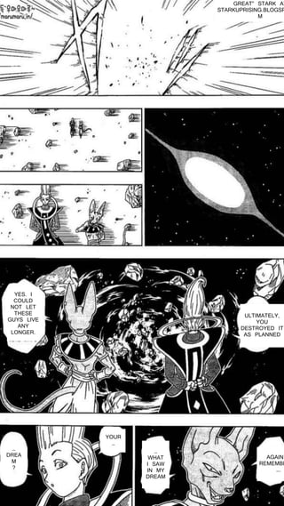 Dragon ball super manga chapter 1 | PPTX