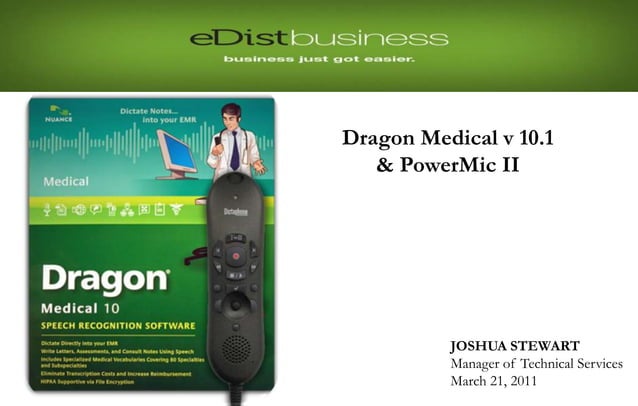 Dragon Medical With Dictaphone Power Mic Ii | PPTX