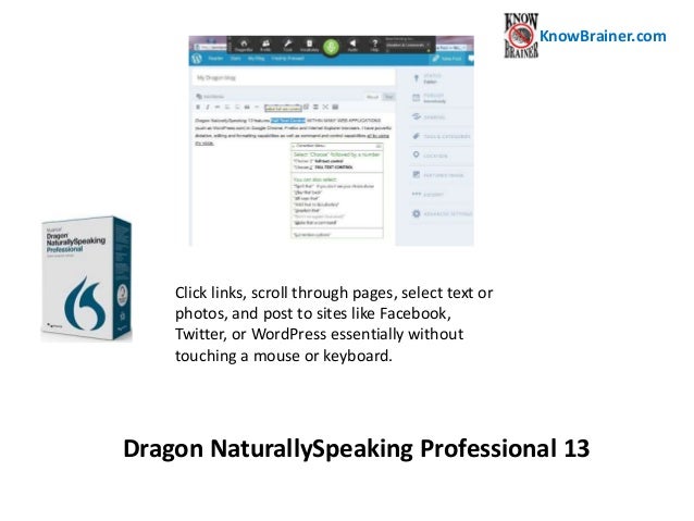 Dragon NaturallySpeaking Professional 13 Upgrade