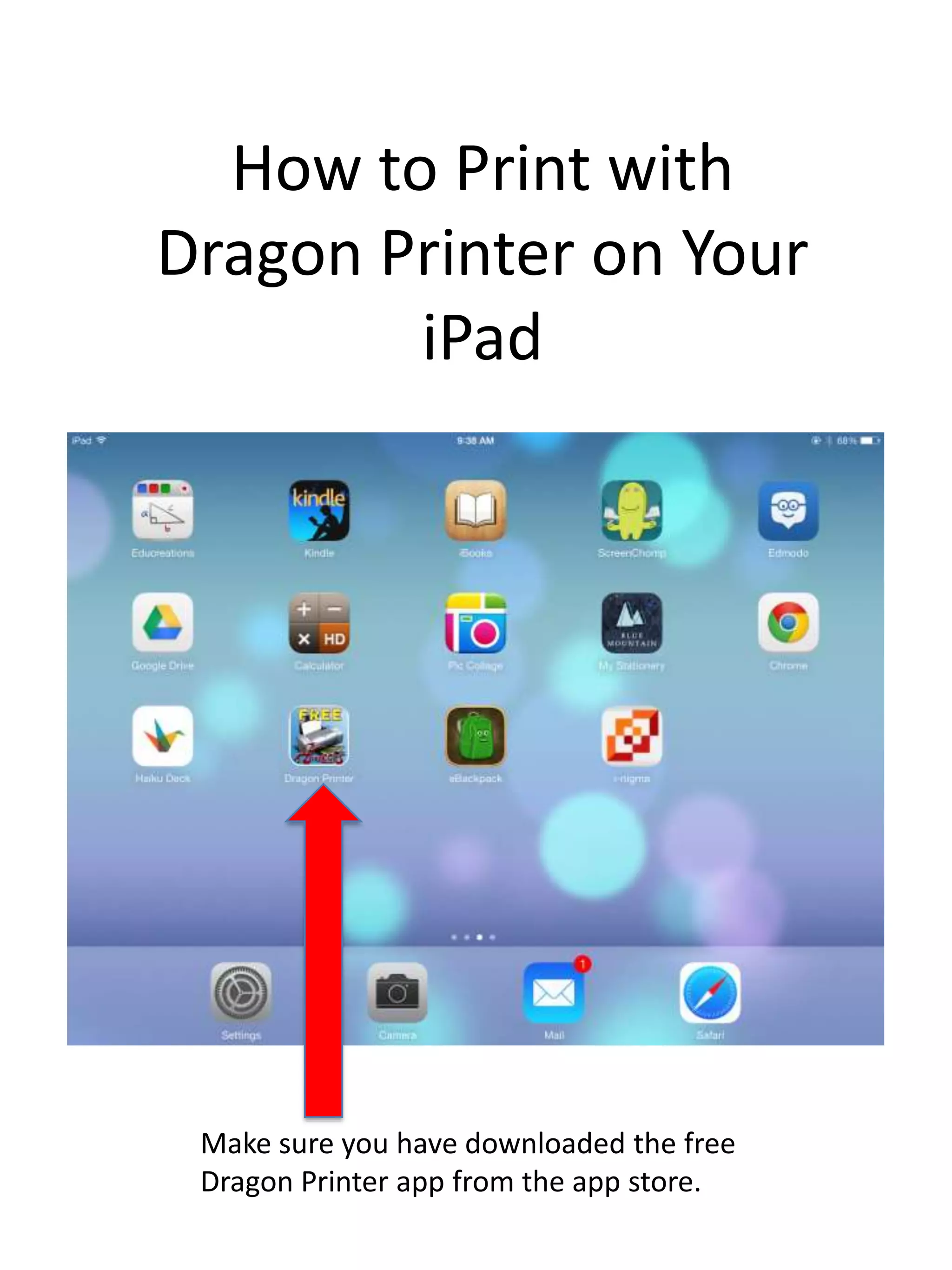 Dragon printer tutorial | PDF