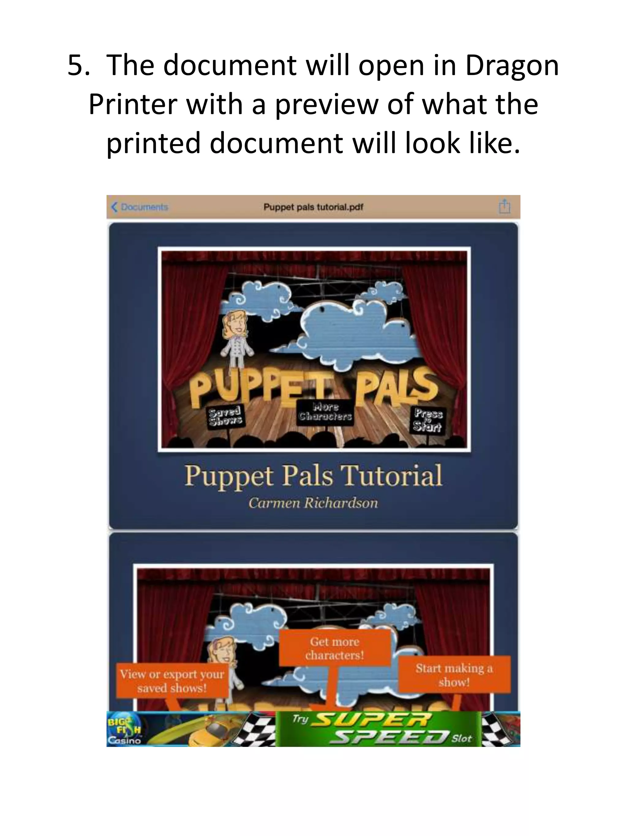 Dragon printer tutorial | PDF