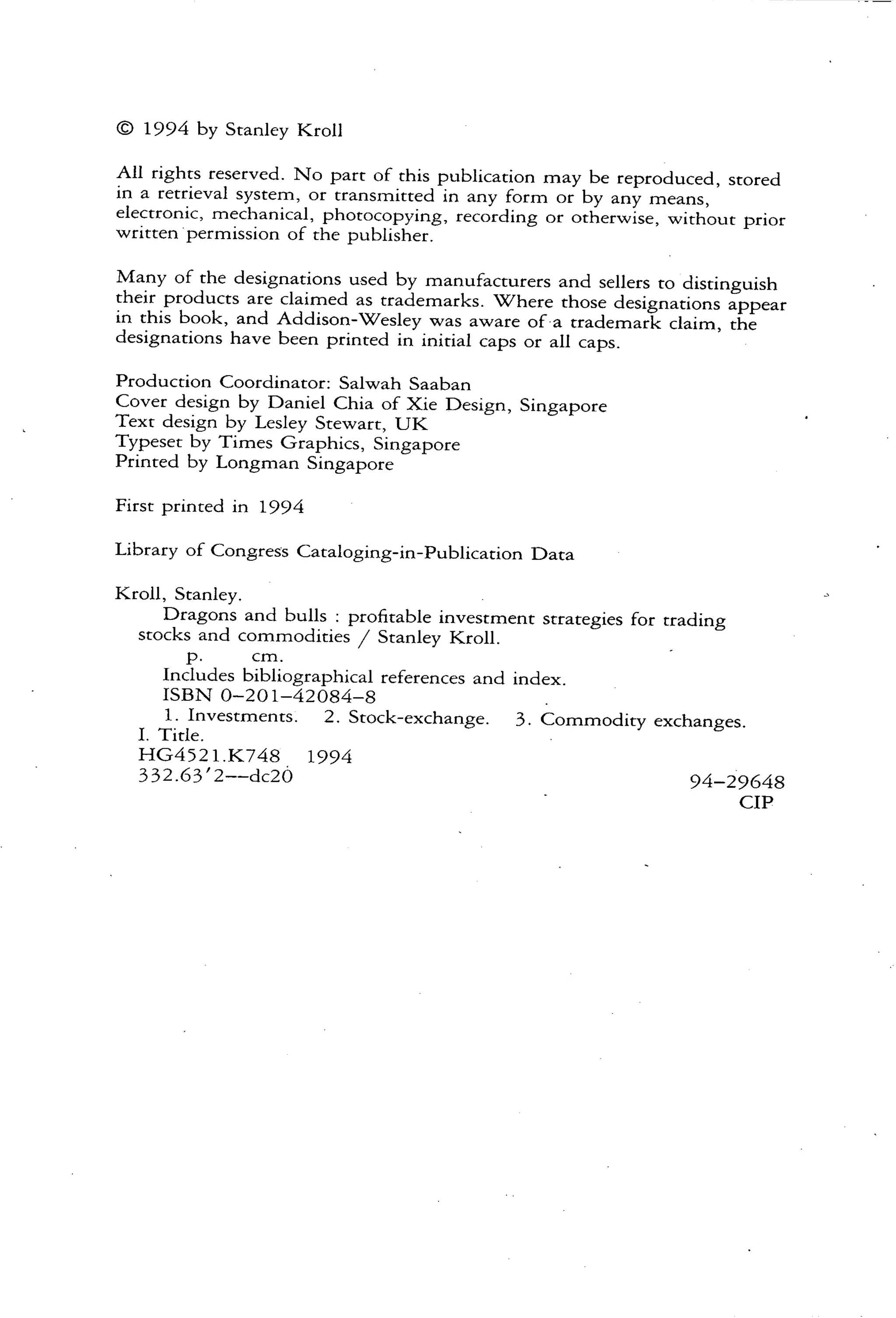 Dragons and bulls profitable investment strategies | PDF