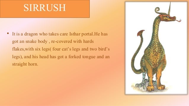 Four Dragons in mesopotamian legends