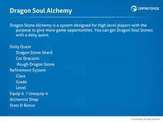 Metin2 - Dragon Stone Alchemy | PDF
