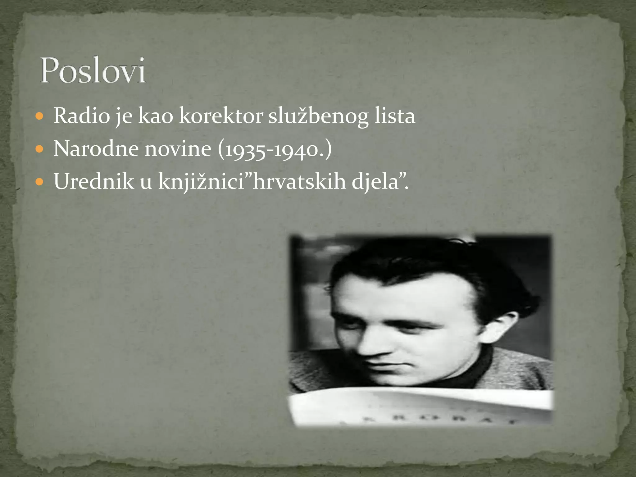 Dragutin Tadijanović _Toni | PPTX