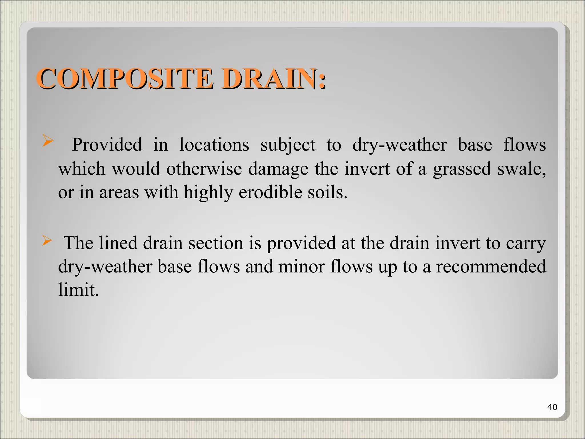 Drainage | PPT
