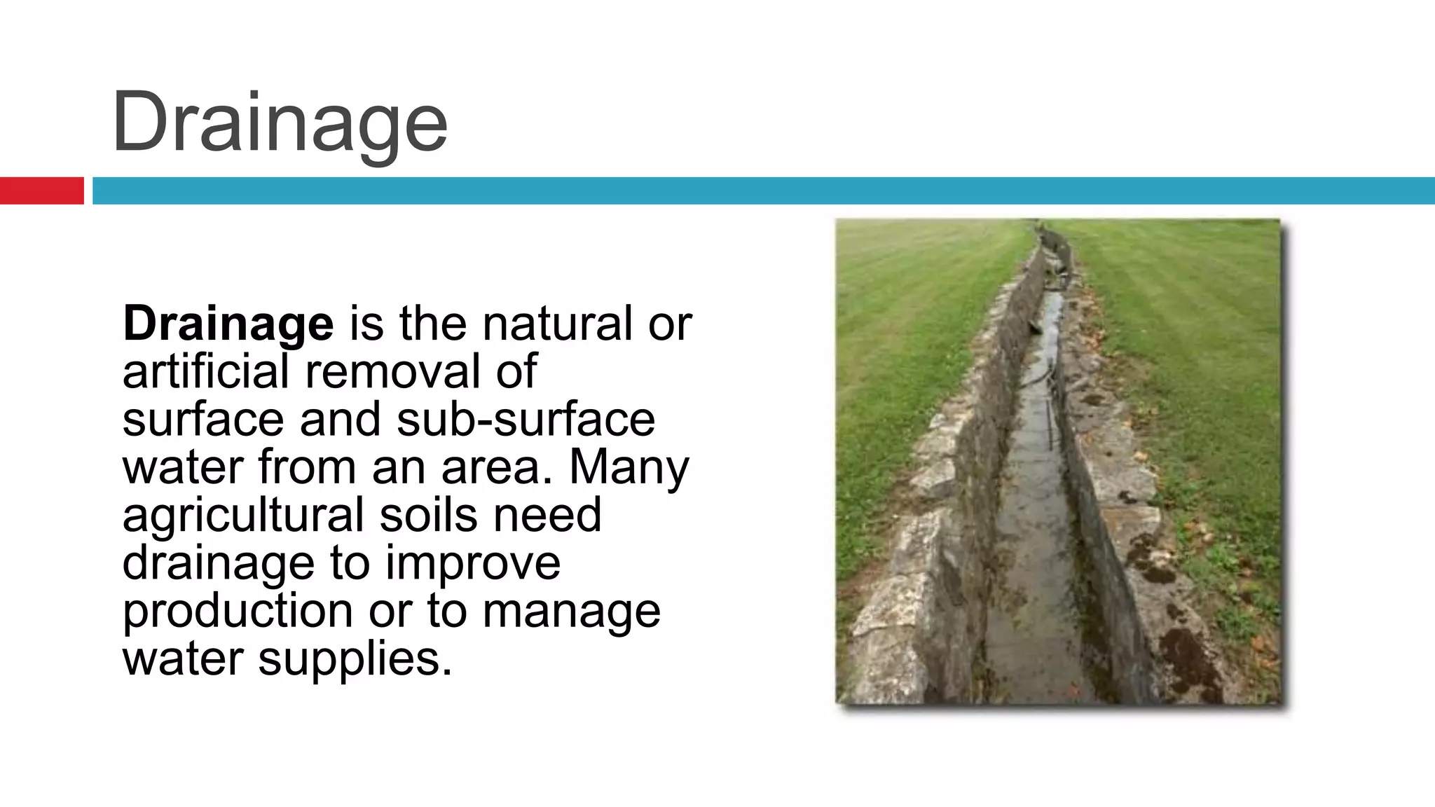Drainage | PPT