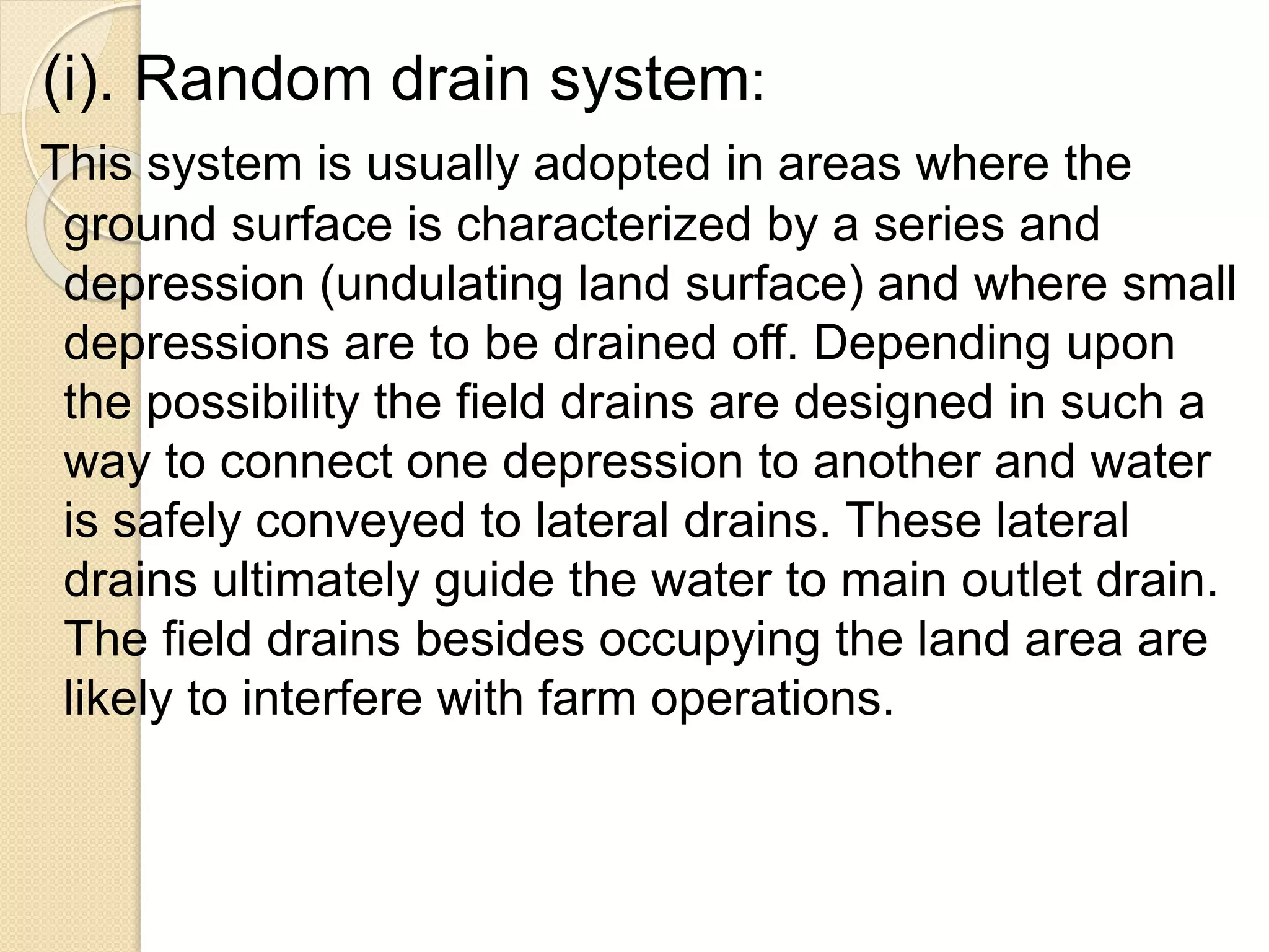 Drainage water management | PPTX