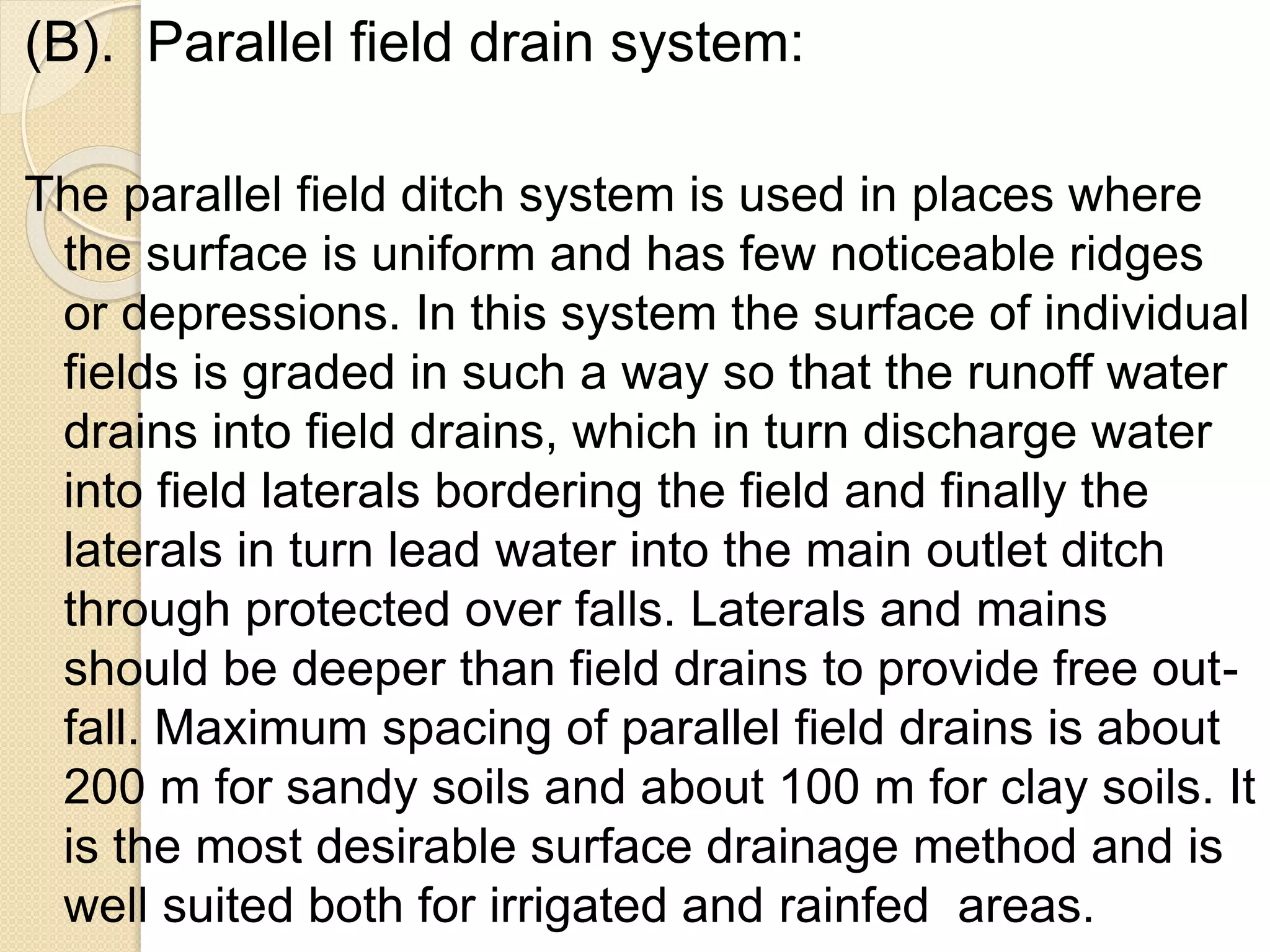 Drainage water management | PPTX