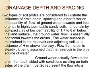 Drainage water management | PPTX