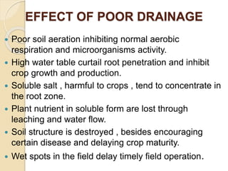 Drainage water management | PPTX