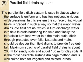 Drainage water management | PPTX