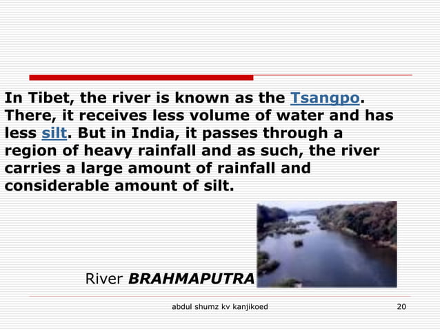 Drainage, Geography class 9 cbse | PDF