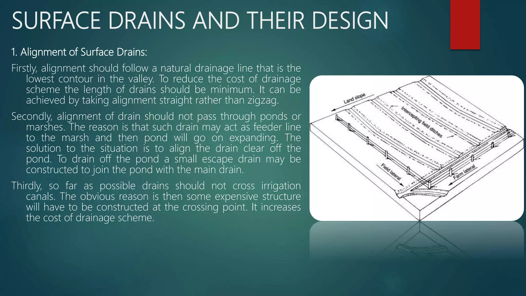 Drainage in Irrigation Engineering | PPTX