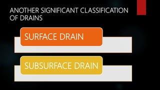 Drainage in Irrigation Engineering | PPTX