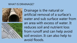 Drainage | PPT