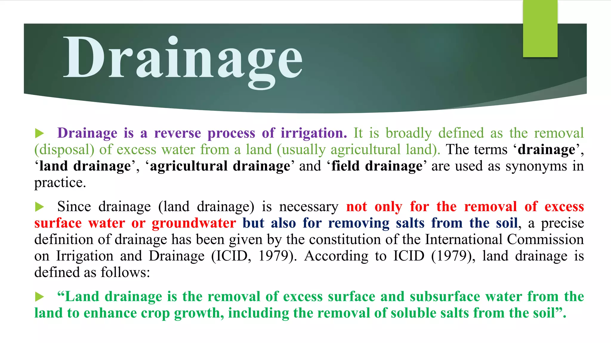 Drainage | PPTX