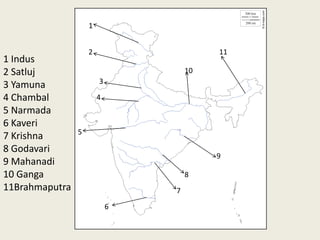 DRAINAGE of India ppt for teachers help 😊 | PPT