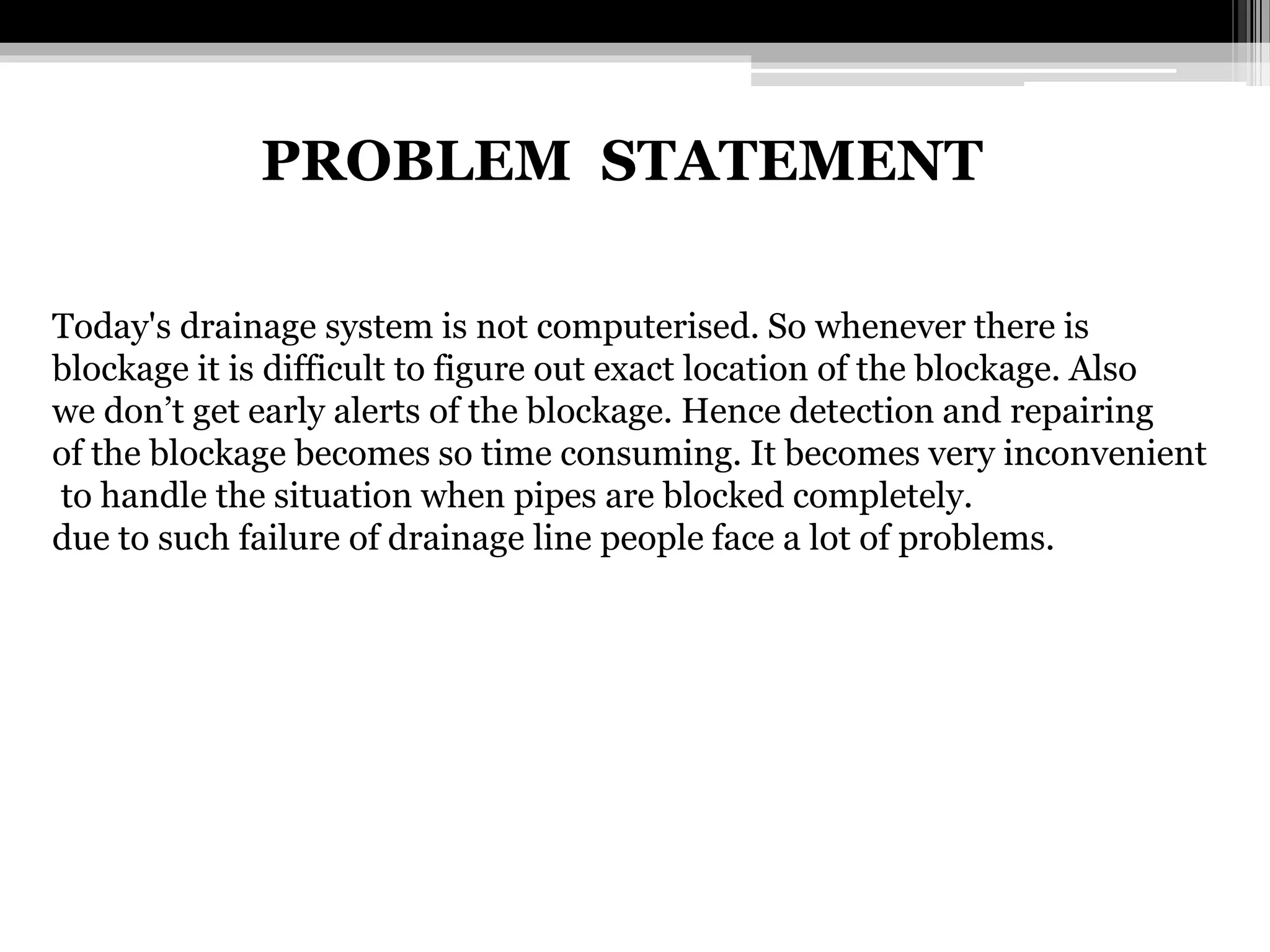 Smart Drainage System Using Iot Pptx